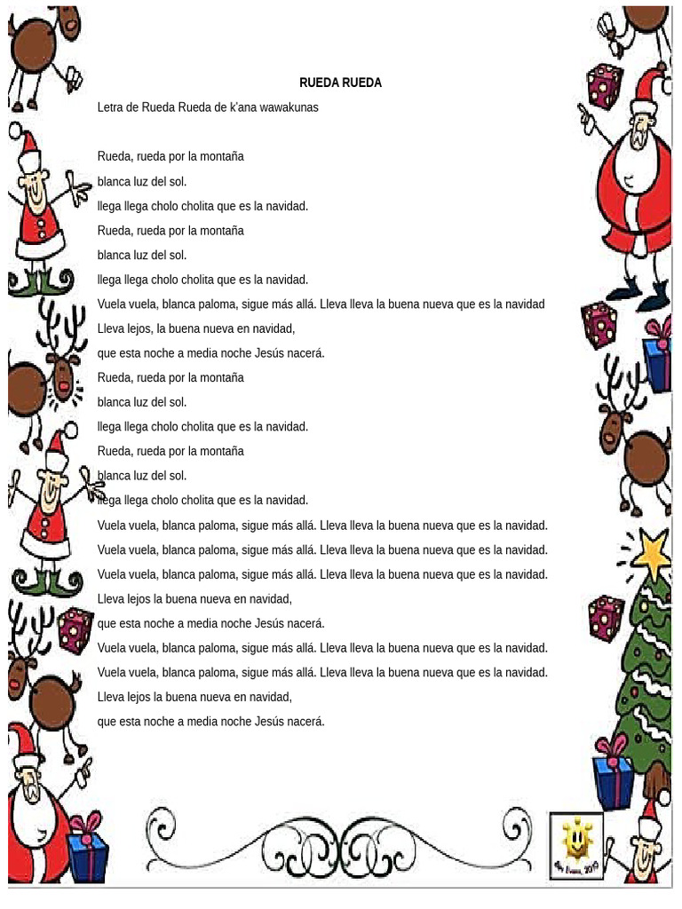 Villancico Rueda Rueda de K'ana Wawakunas | PDF