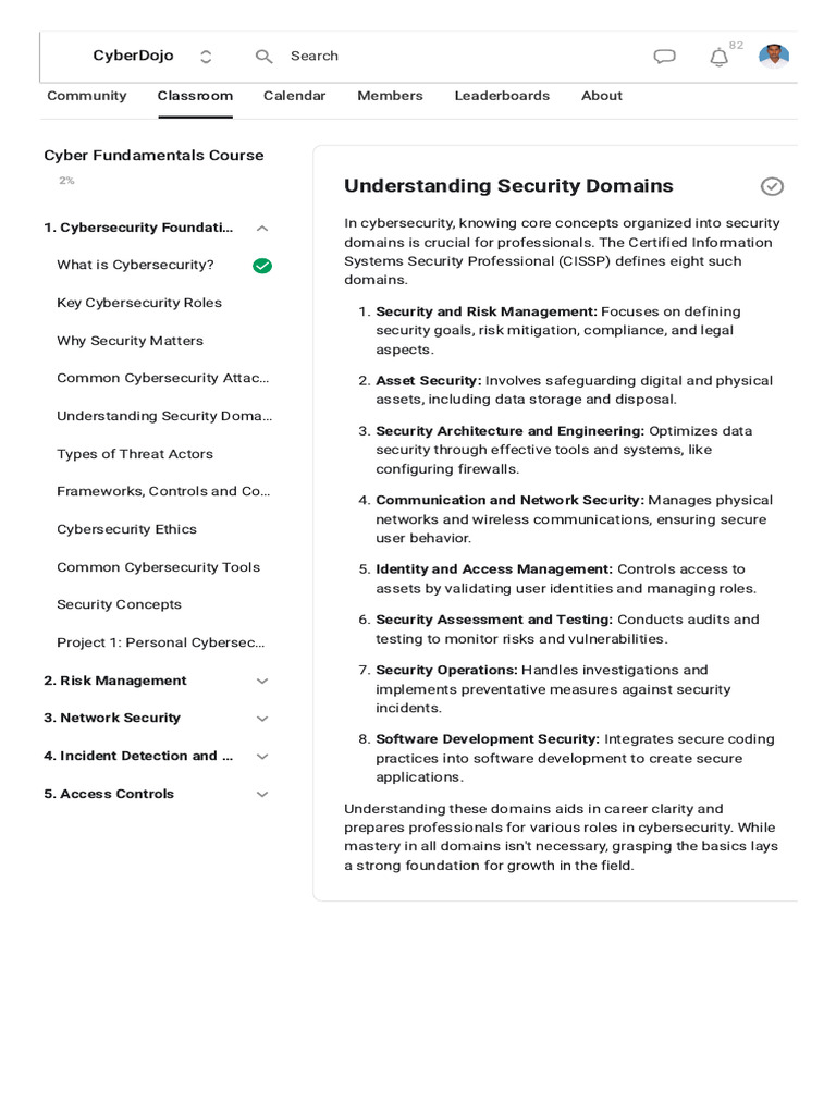 Cybersecurity Fundamentals Course Guide | PDF | Security | Computer Security