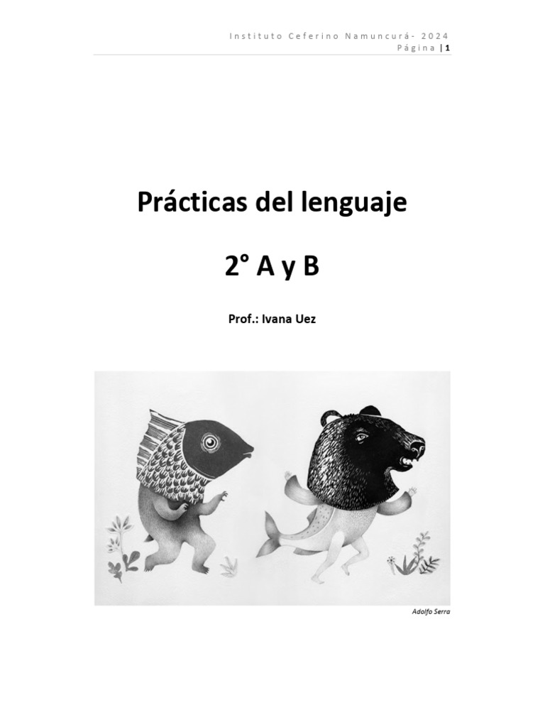 Cuadernillo 2° - 2024 | PDF | Narración | Puntuación