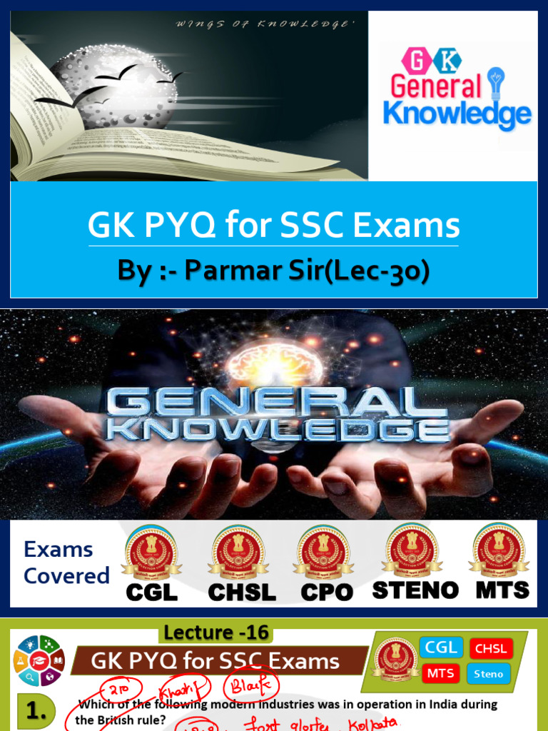 Lecture - 30 Pyq (Part - 3) | PDF
