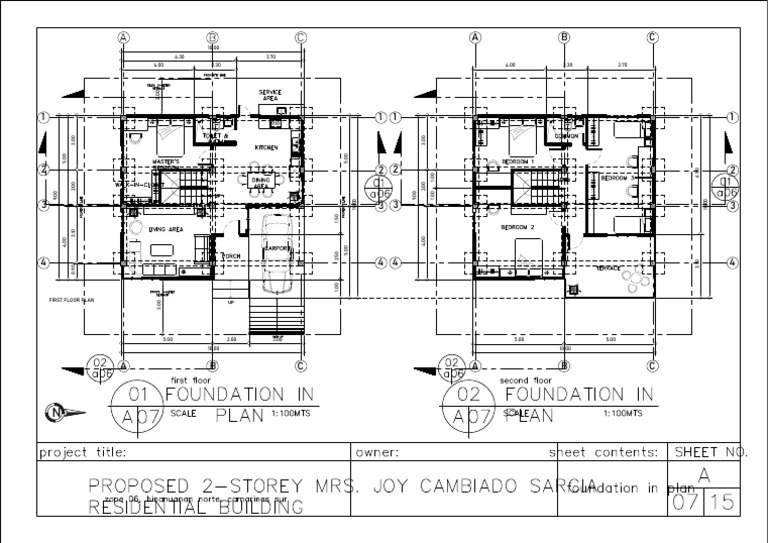 2-STOREY RESIDENTIAL BUILDING-Model 2 | PDF