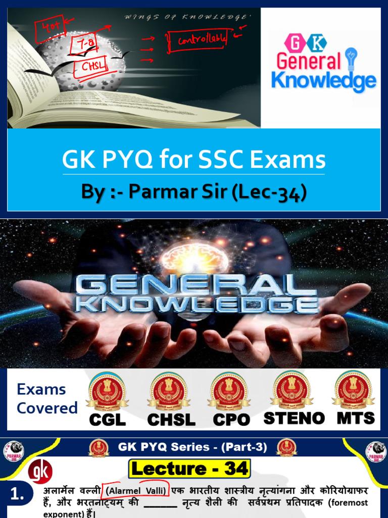 Lecture - 34 Pyq (Part - 3) | PDF