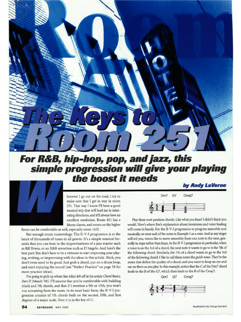 +room 251 Master Class by Andy Laverne | PDF