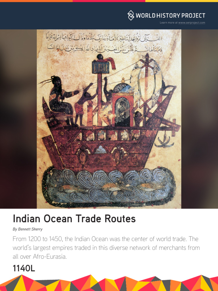 Indian Ocean Trade Routes (1200-1450) | PDF | Indian Ocean | Trade