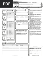 Shadowrun 5E Spellcasting Cheat Sheet | PDF | Role Playing Games | Gaming