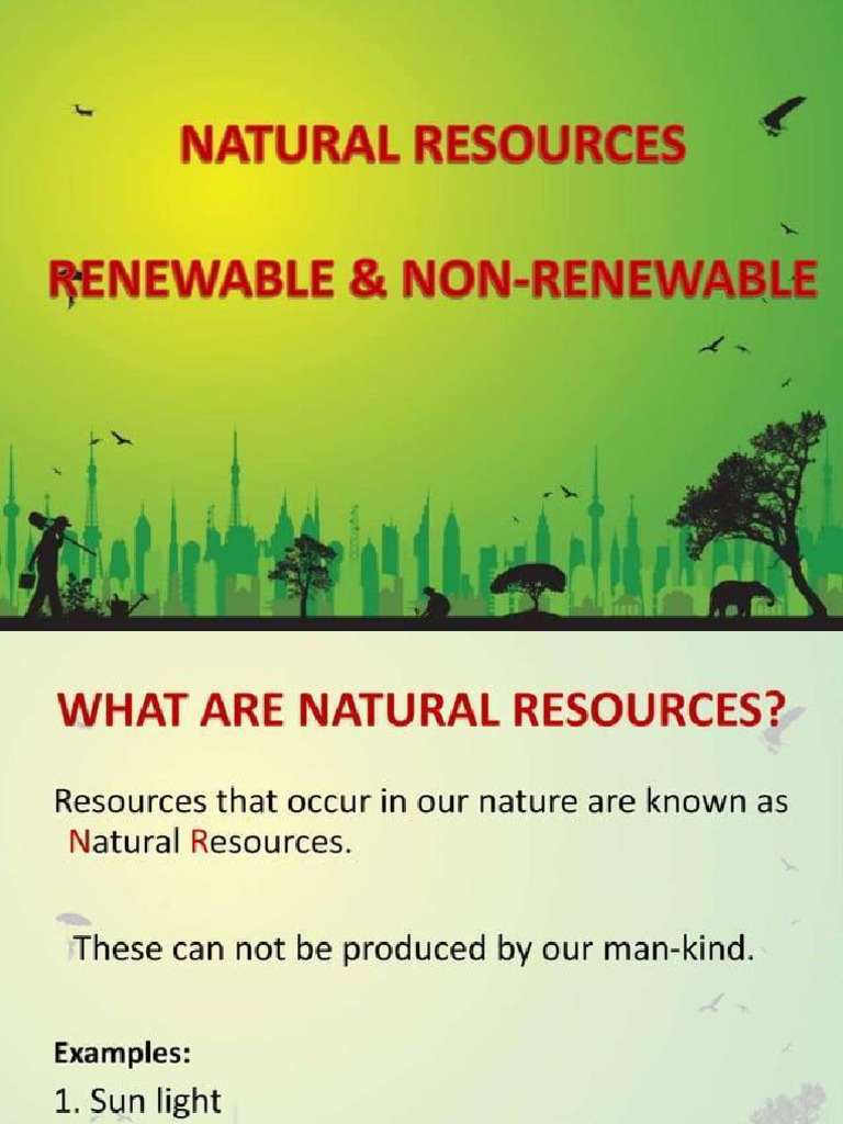 Unit 3 Renewable and Non Renewable Energy | PDF