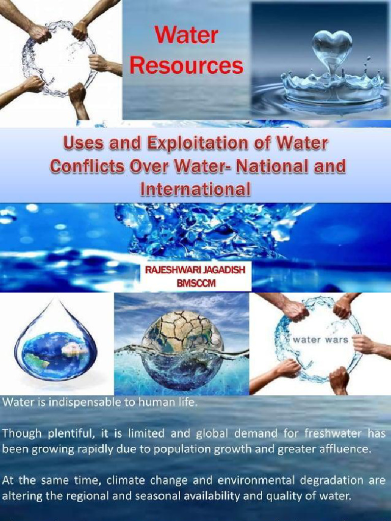 Unit 3 Use and Over-Exploitation of Surface and Ground Water | PDF