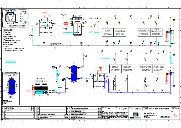 Dti Diagrama de Chiller y Torre de Enfriamiento | PDF