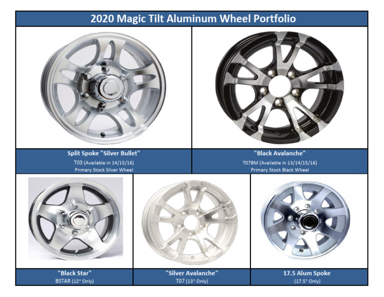 2020 Magic Tilt Aluminum Wheel Portfolio 2 | PDF