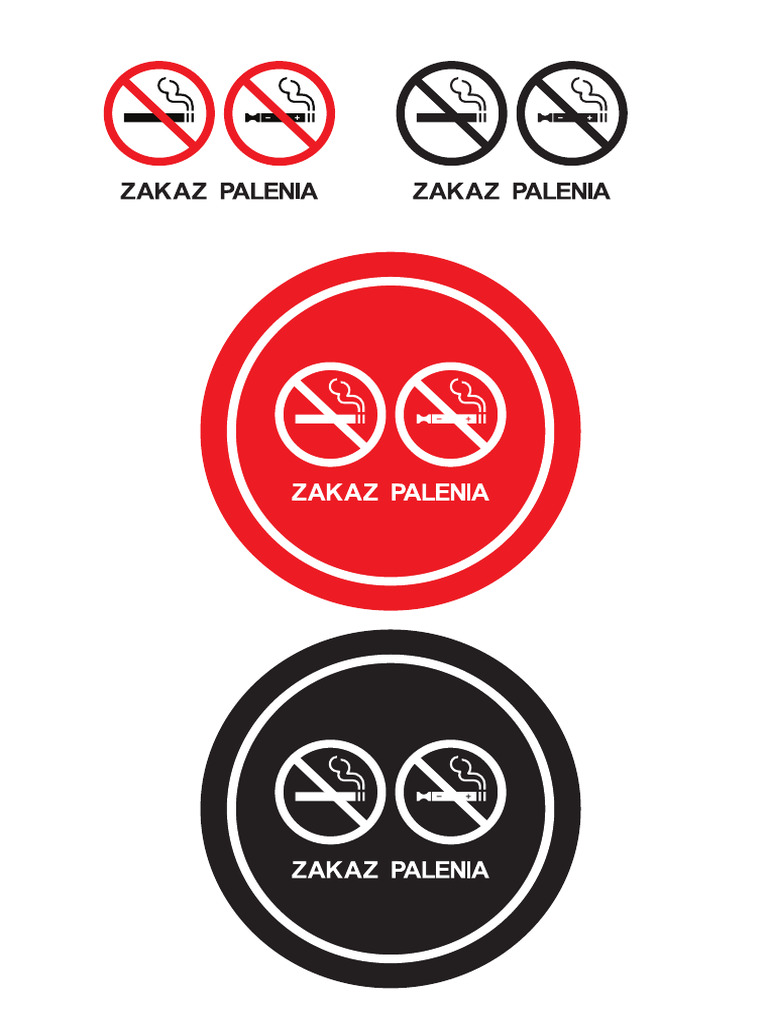 Znak Palenia Print | PDF