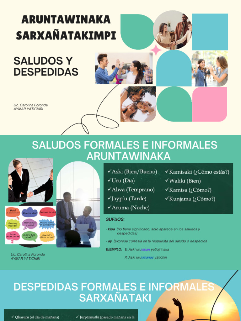 2 Saludos y Despedidas | PDF