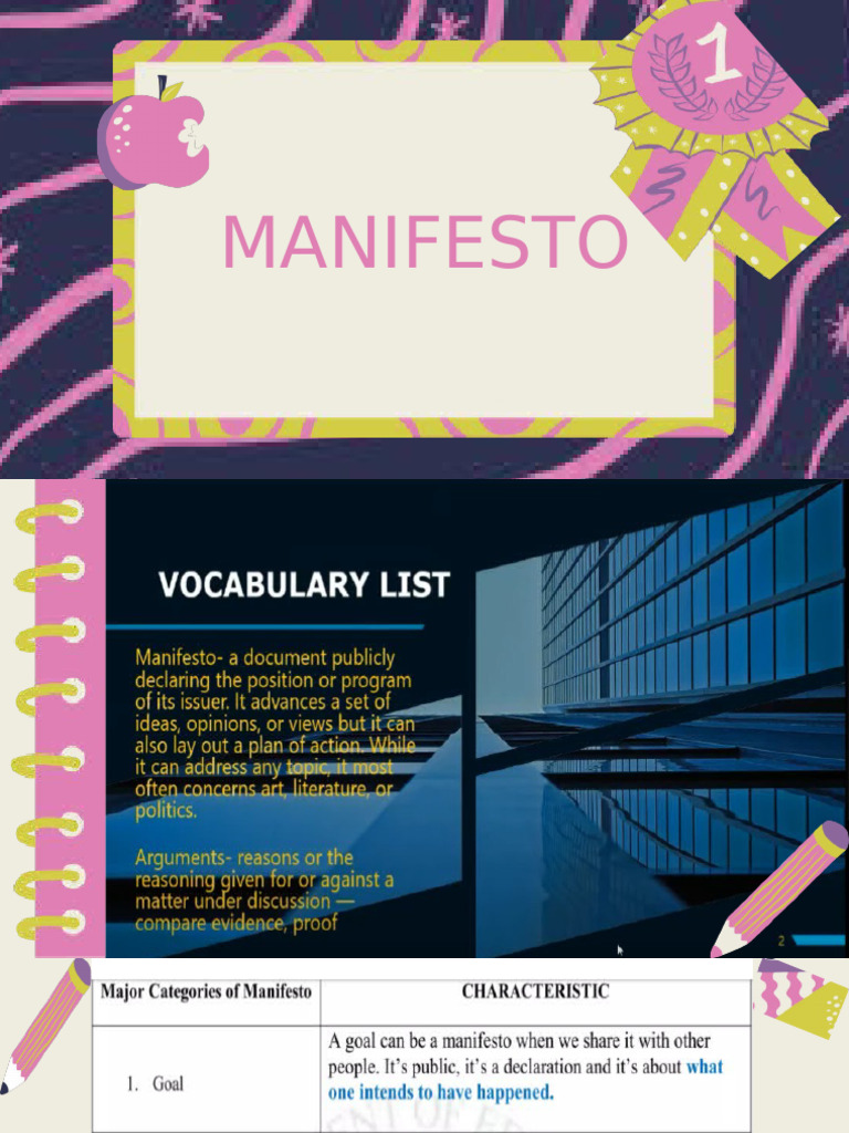 Manifesto | PDF