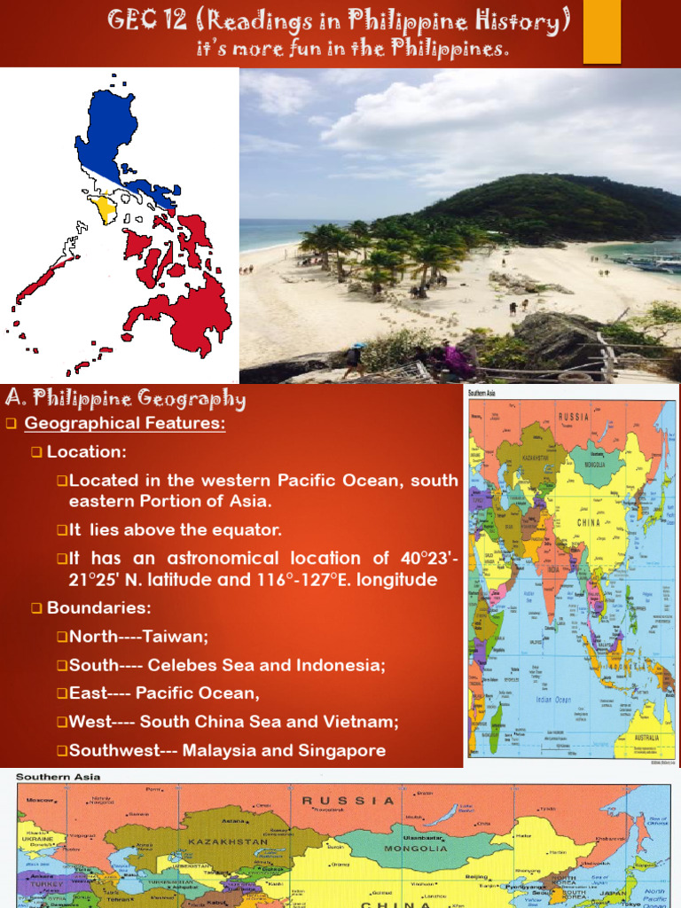 Part 1geographical Settings of The Philippines - Location and Setting ...