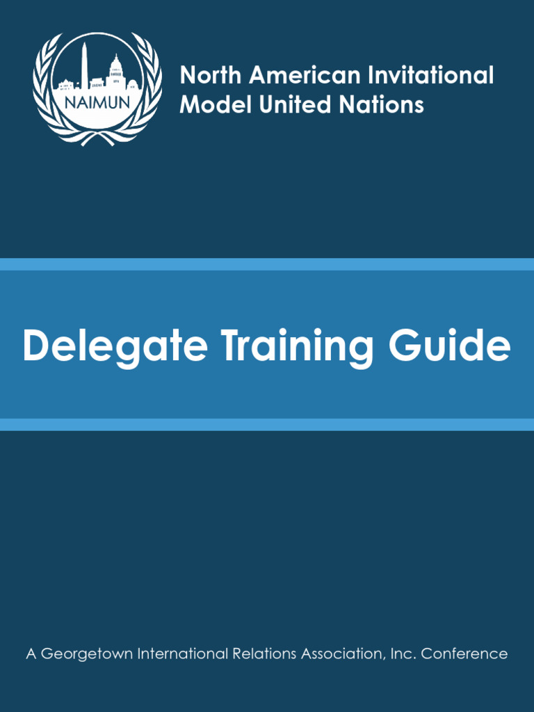 NAIMUN+Delegate+Training+Guide | PDF | Citation | Prisoner Of War