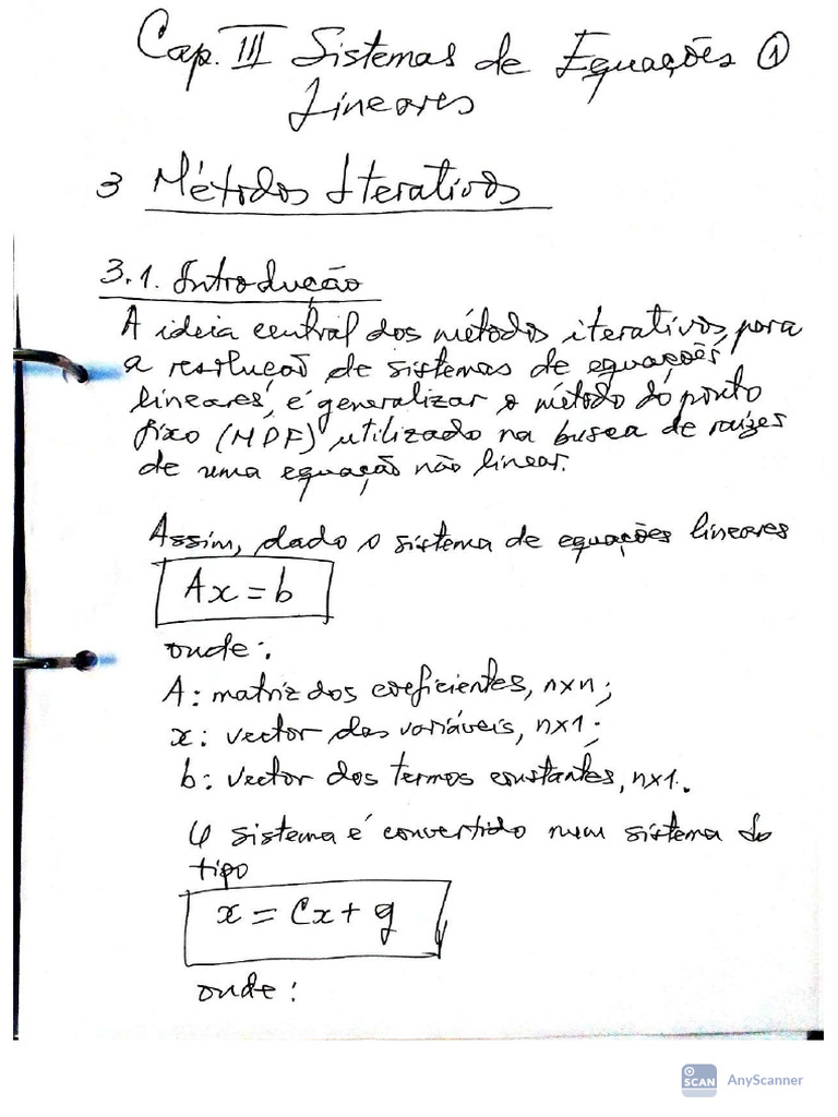 Sistemas Equacoes Lineares-1 | PDF