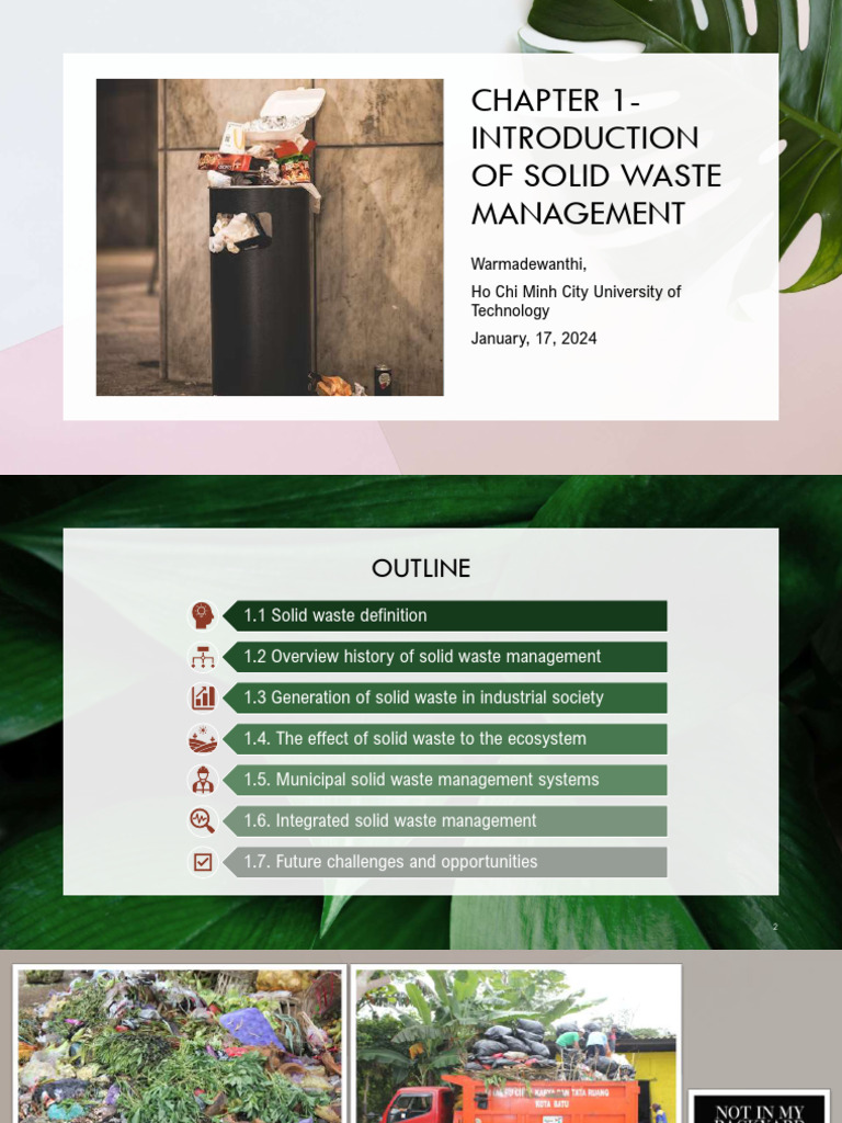 Introduction to Solid Waste Management | PDF | Waste | Municipal Solid ...