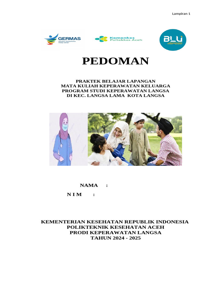 PEDOMAN PBK Keluarga 2025 (1) | PDF