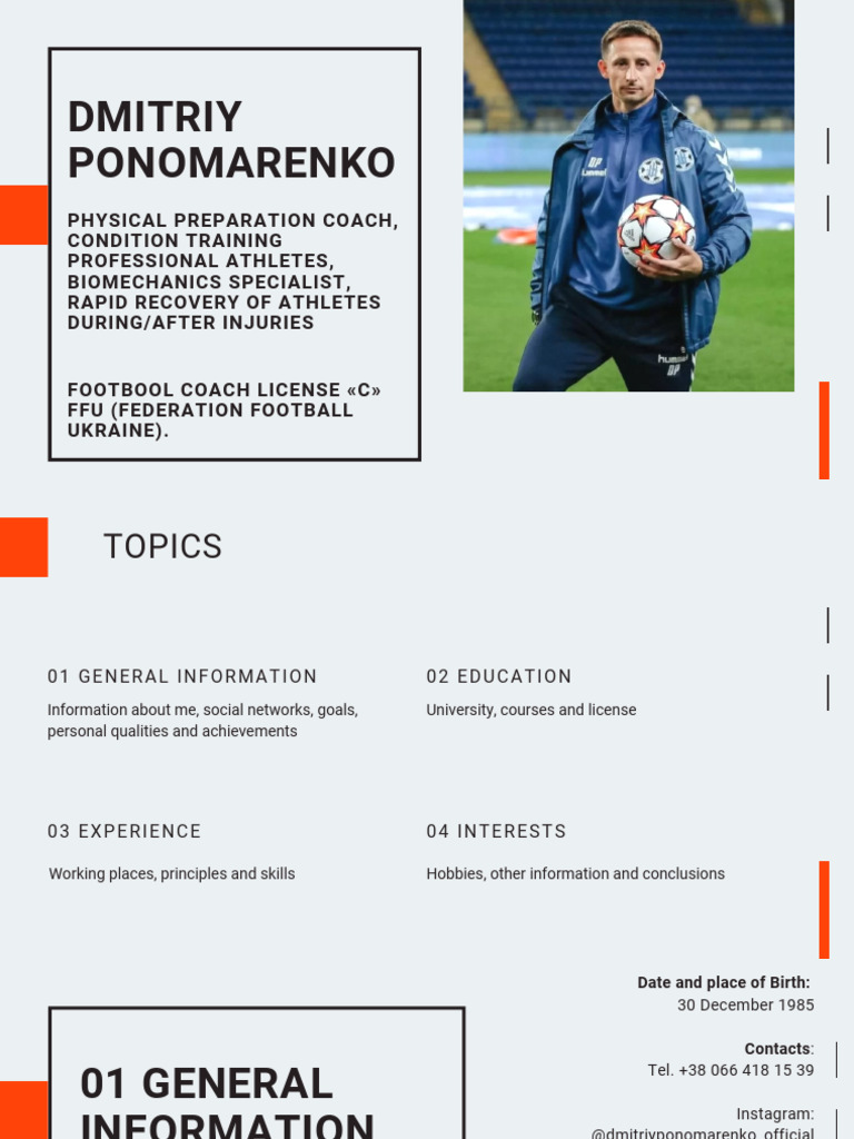 Dmitriy Ponomarenko: Athlete Recovery Coach | PDF | Physical Therapy ...