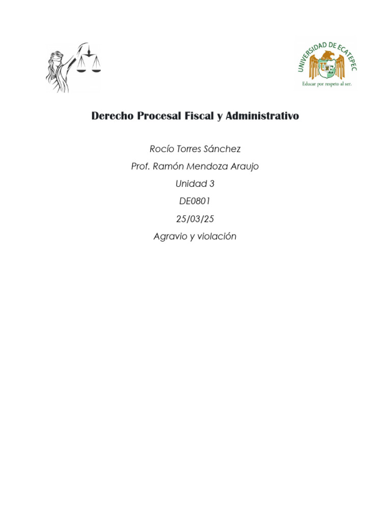 Agravio y Violación - TORRESSÁNCHEZ | PDF | Caso de ley | Violación