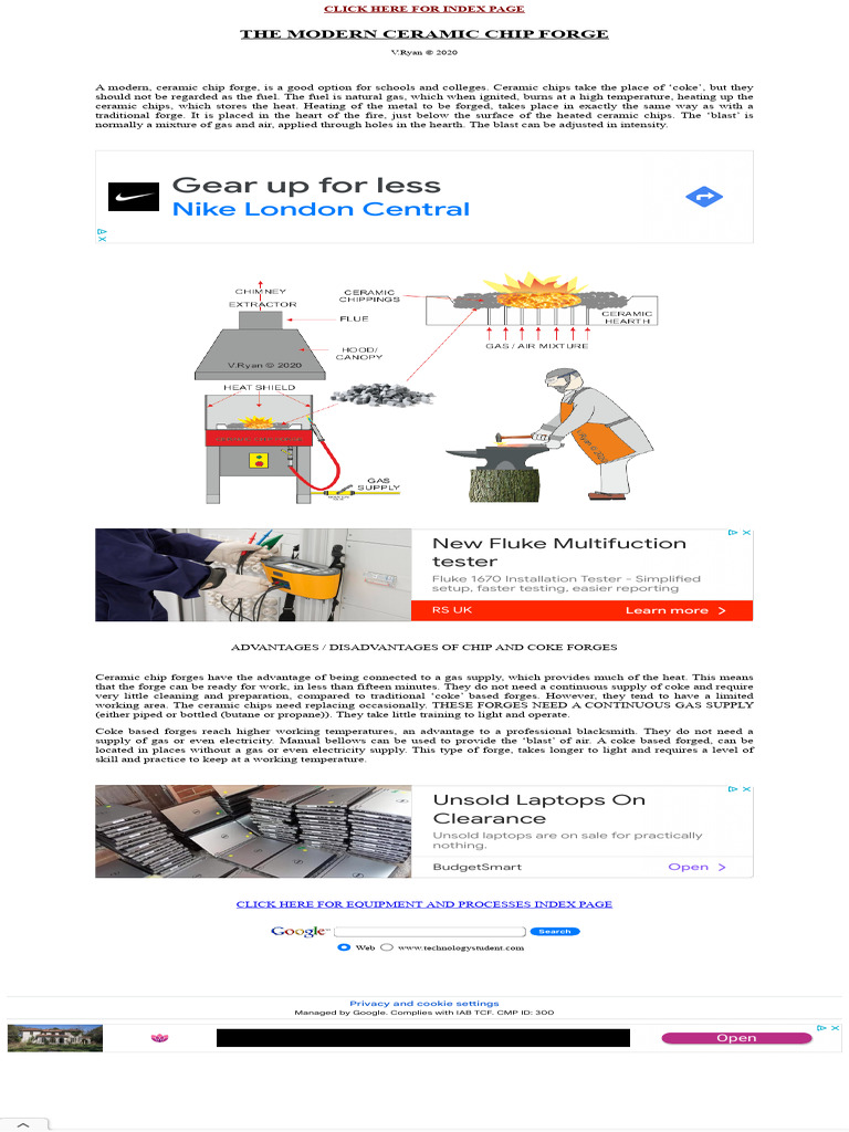 The Modern Ceramic Chip Forge | PDF | Forge | Materials