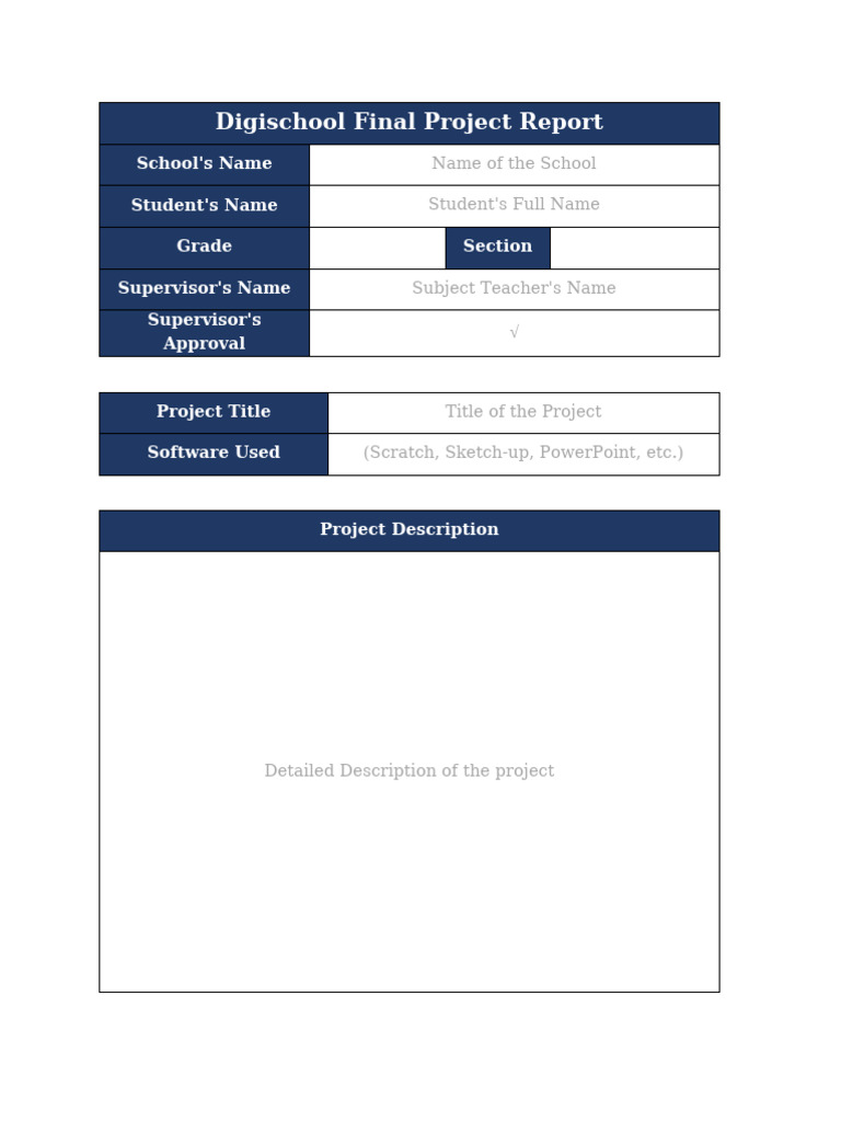 Final Report Format For 3,4 2 | PDF