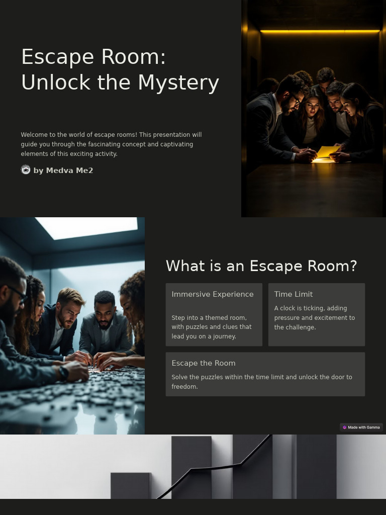 Escape-Room-Unlock-the-Mystery | PDF | Storytelling
