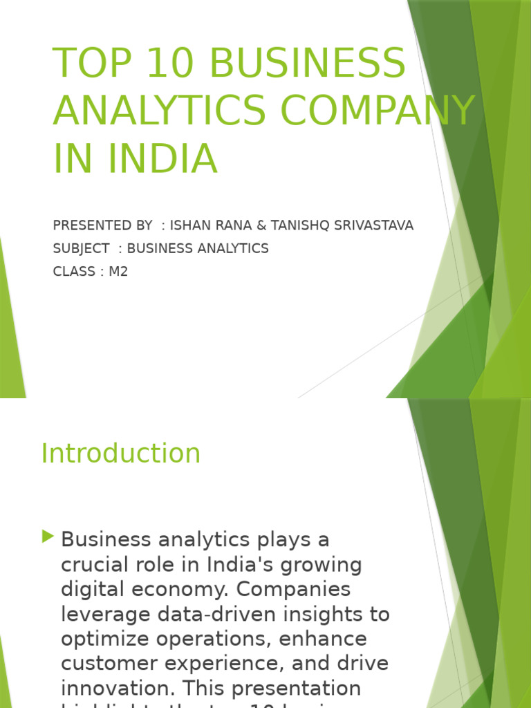 Ishan BA Presentation | PDF | Analytics | Artificial Intelligence