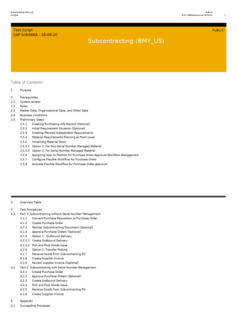 Bmy S4hana2020 BPD en Us | PDF | Accounts Payable | Receipt