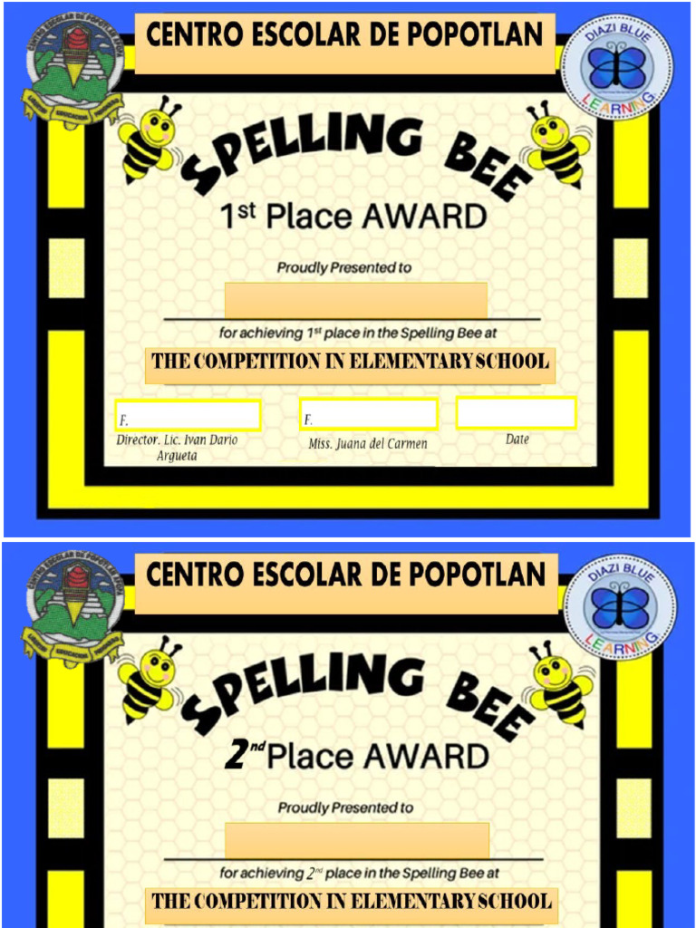 Spelling Bee | PDF