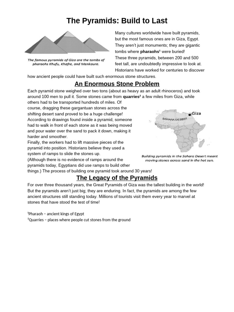 The Pyramids - Built To Last | PDF