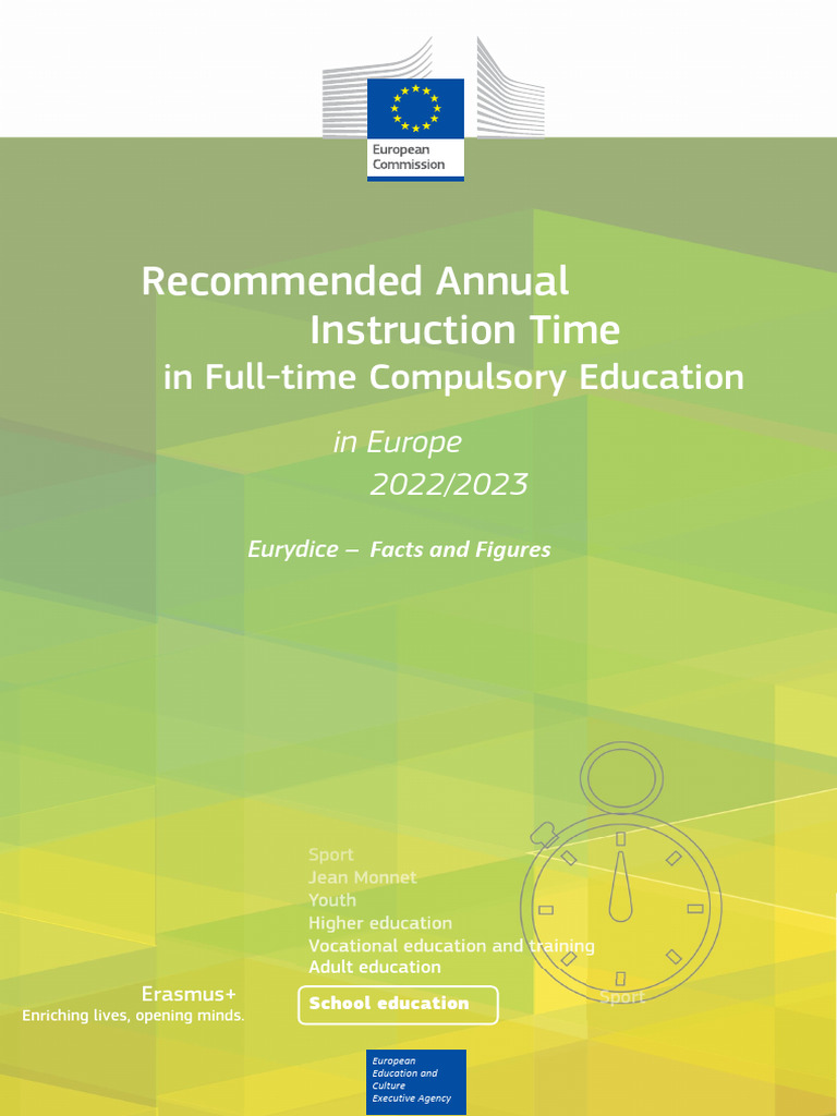 recommended annual instruction time in full-time compulsory ...