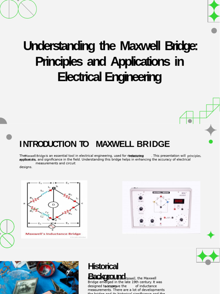 maxwell bridge | PDF | Inductance | Inductor