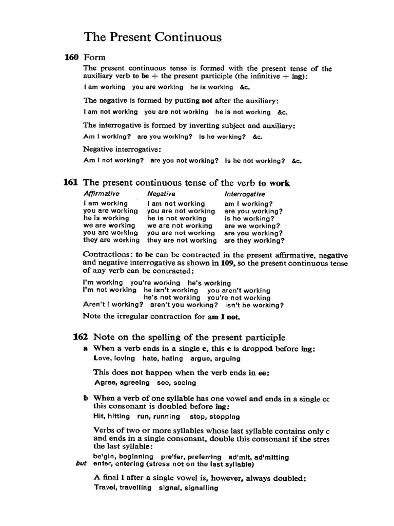 STUDY - Present Continuous | PDF