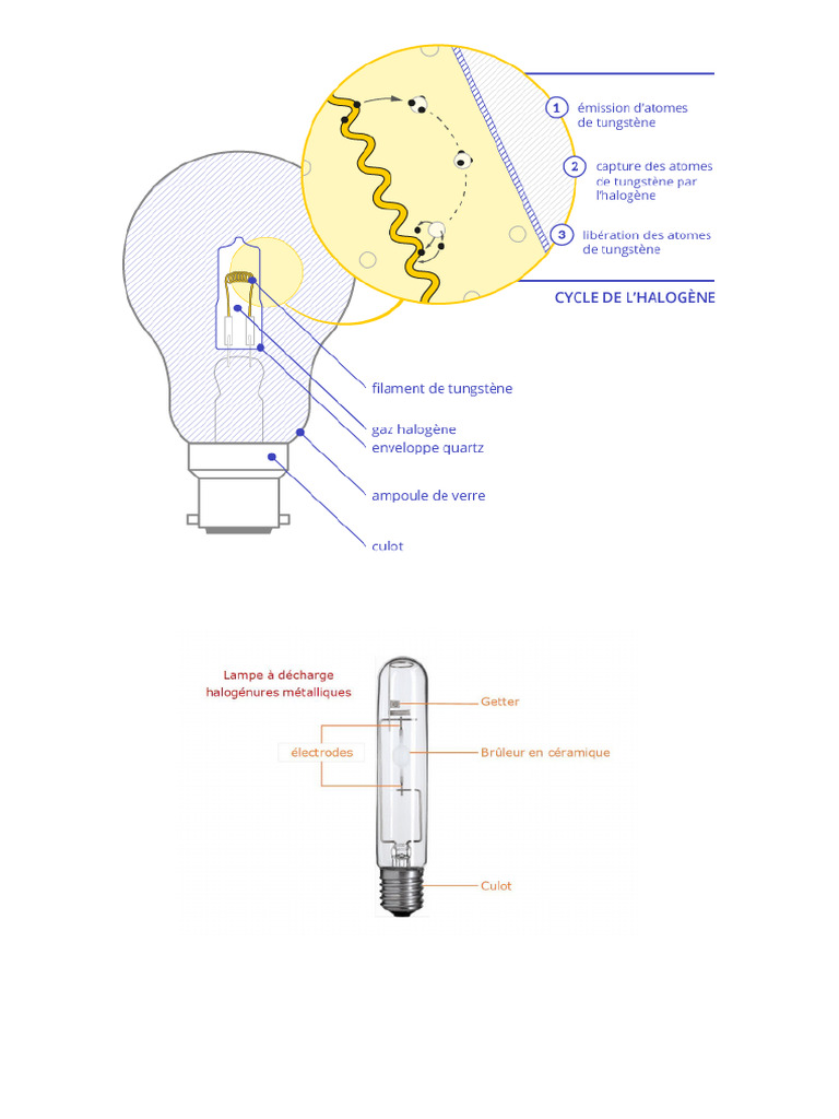 Lampe À Incandescence Schéma | PDF