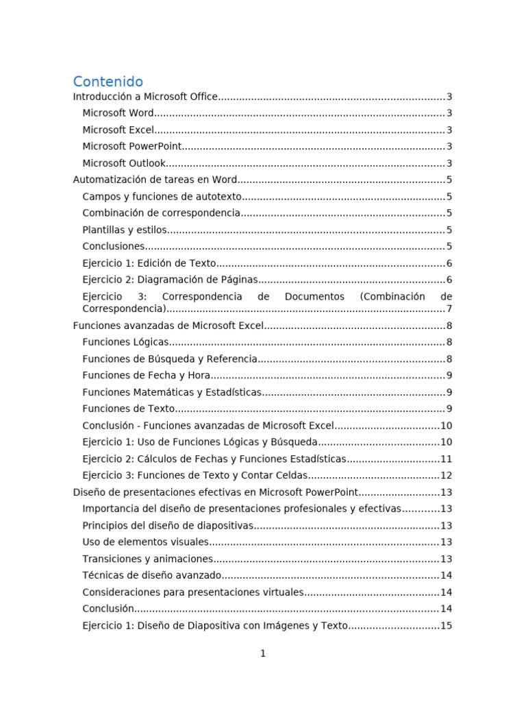 Guía Completa de Microsoft Office | PDF | Microsoft Excel | Microsoft Outlook
