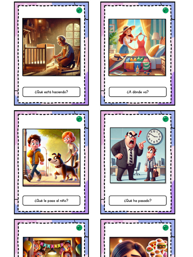 Tarjetas para Hacer Inferencias de Imagenes | PDF