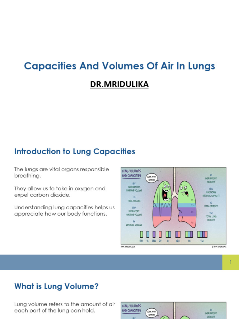 Understanding Lung Capacities and Volumes | PDF | Exhalation | Breathing