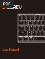 k630rgb Black Rgb Dragonborn Gaming Keyboard Manual | PDF | Computer Keyboard | Computing