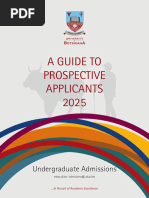 University of Belize Application Guide | PDF | Bachelor's Degree ...