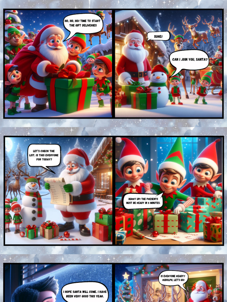 Komiks Świąteczny - Część 1 | PDF