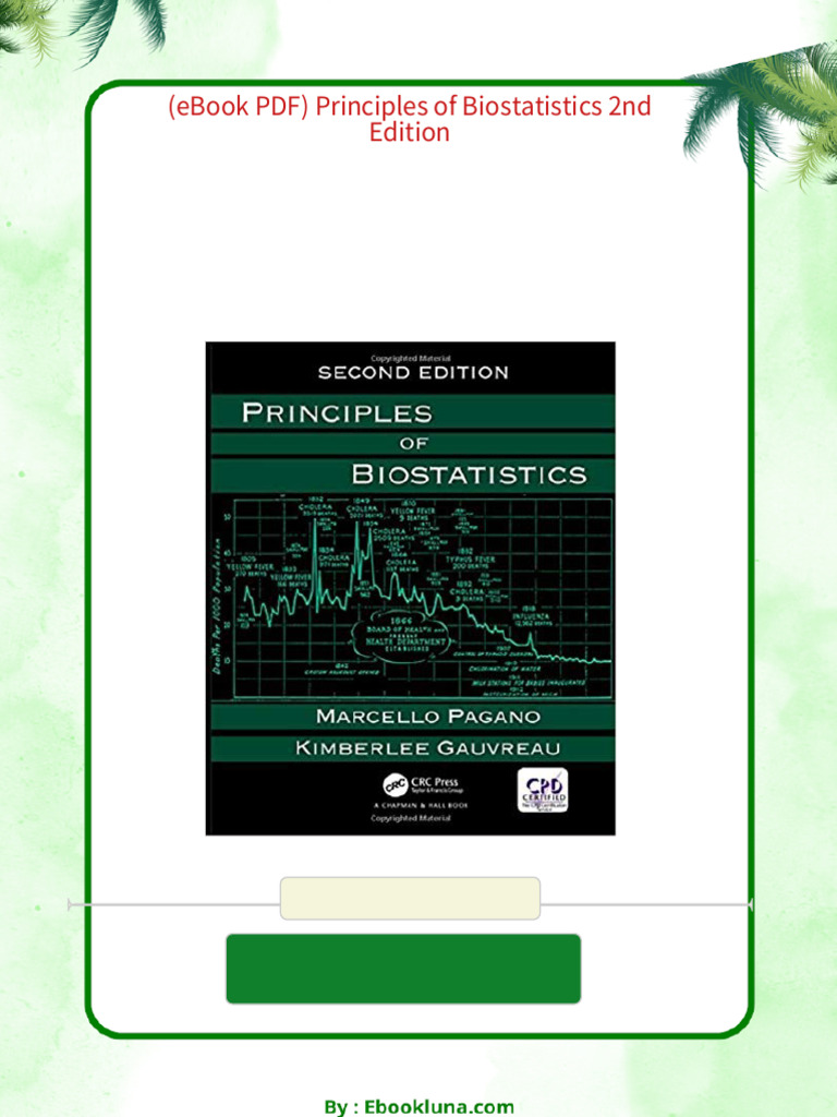 (eBook PDF) Principles of Biostatistics 2nd Edition download | PDF ...