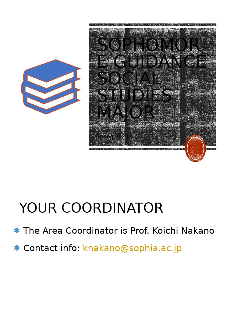 SS Sophomore Guidance 23S | PDF | Science | Liberal Arts Education