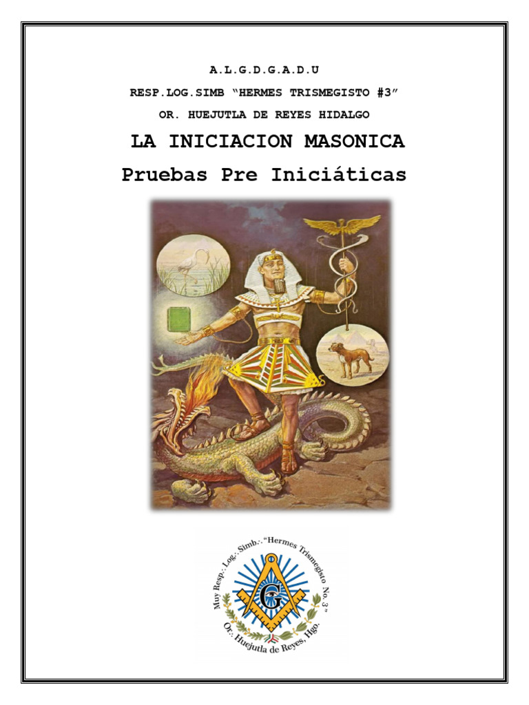 La Iniciacion Masonica | PDF | Verdad | Comprensión
