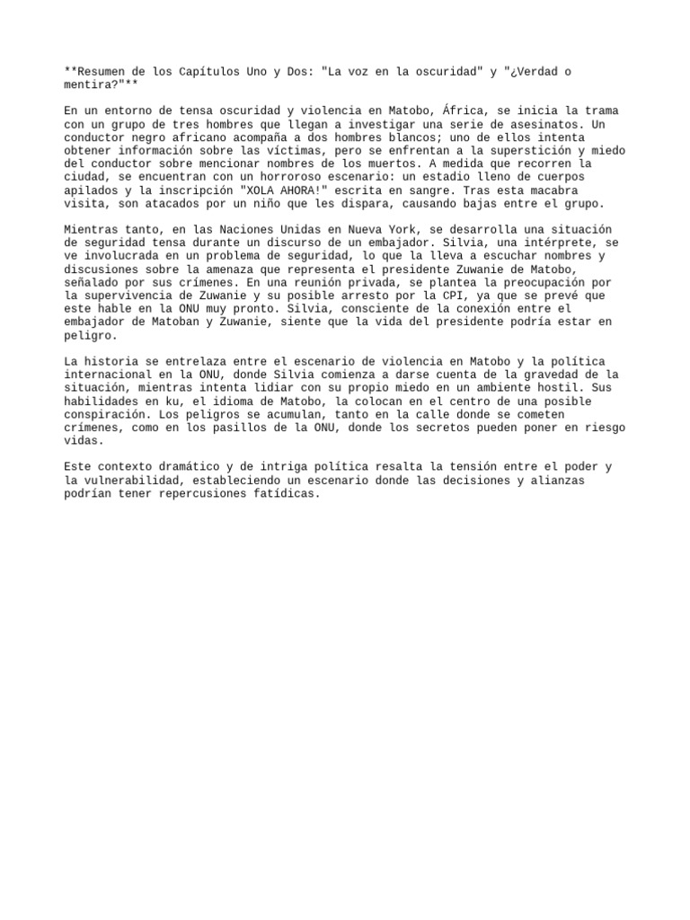 Capitulo 1 - One Page Summary | PDF