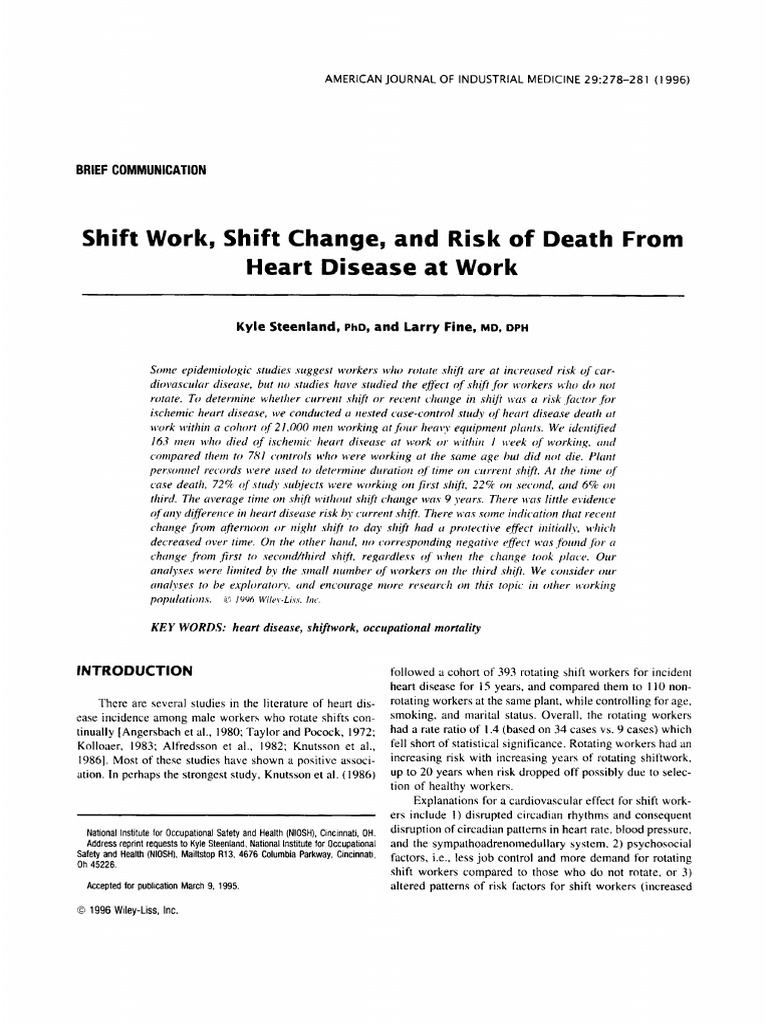 (Sici) 1097-0274 (199603) 29 3 278 Aid-Ajim8 3.0.co 2-M | PDF | Shift ...