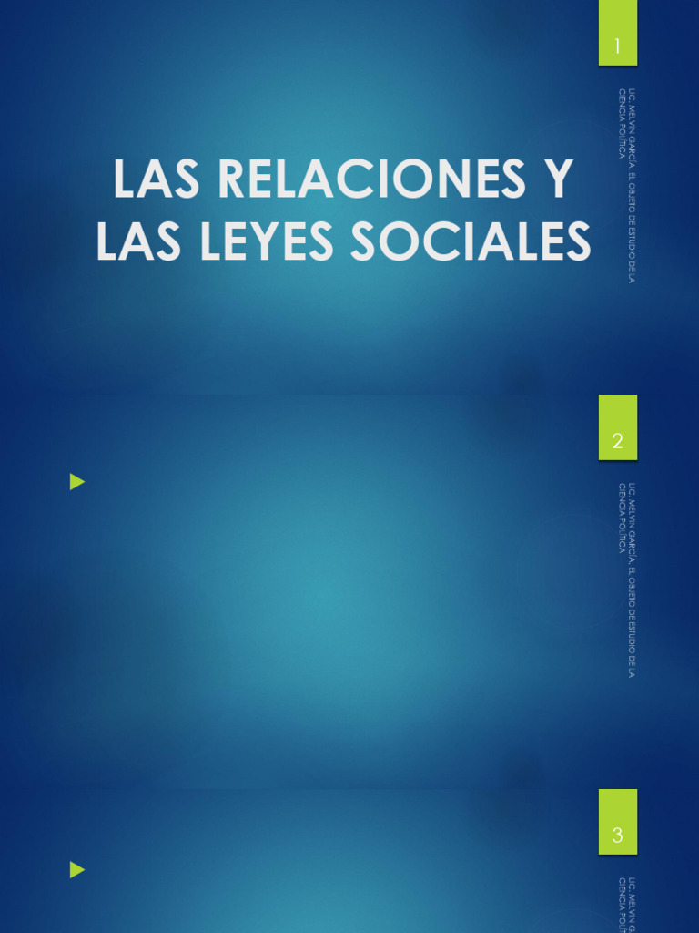 LAS RELACIONES Y LAS LEYES SOCIALES | PDF | Estado (política) | Causalidad