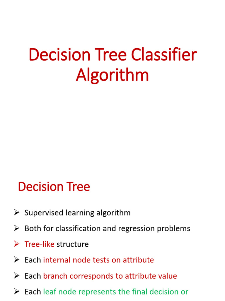 ML for ME S17 Decision Trees | PDF | Applied Mathematics | Algorithms