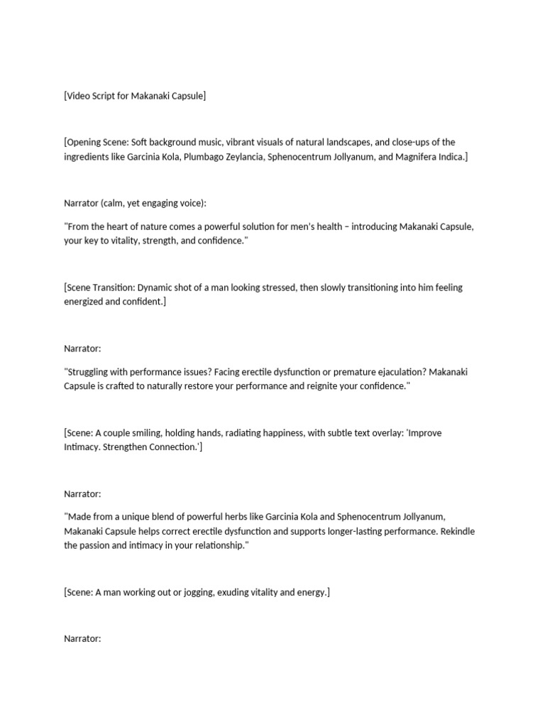 Video Script Fo-WPS Office | PDF | Prostate