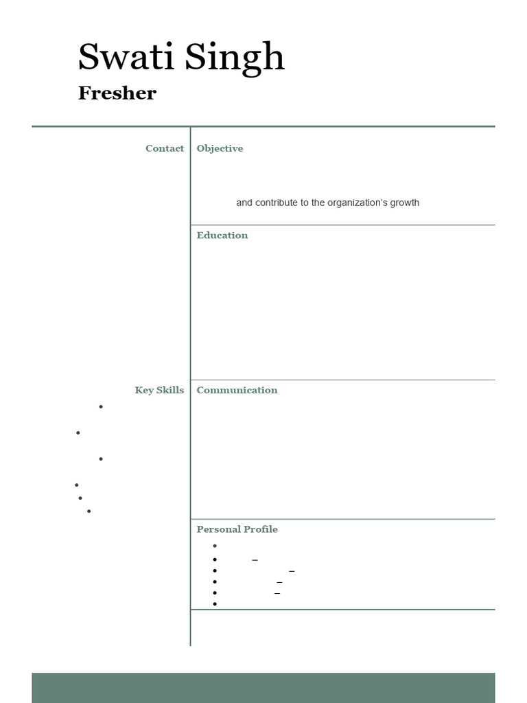 Swati Di Resume 2 | PDF