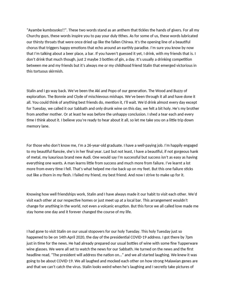 Short Story | PDF